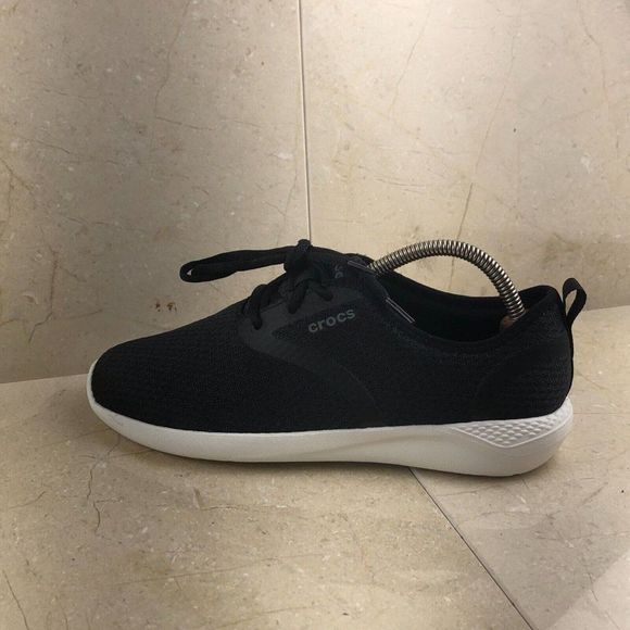 CROCS | Shoes | Crocs Mens Literide 25726 Black Lace Up Low Top ...